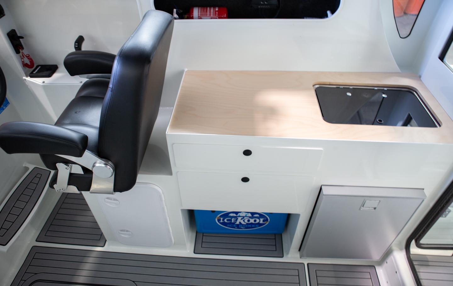 Inverloch Marine | Starboard Seating Module with Shockwave Base, Cooker Sink Combo, Two Drawers ...